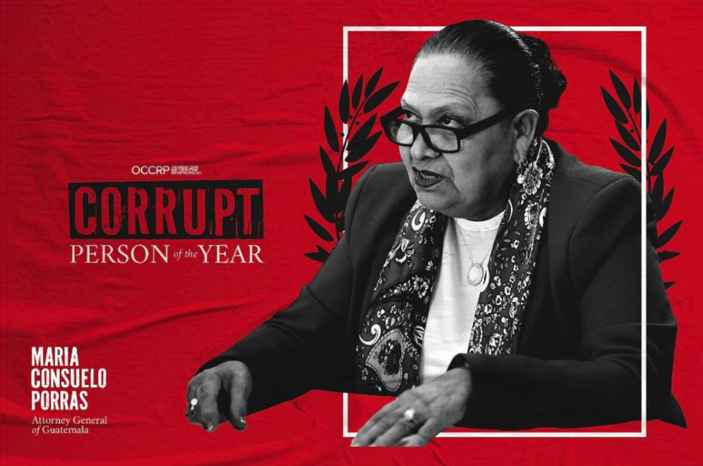 María Consuelo Porras, Guatemala’s Attorney General Person of the Year in Organised Crime and ...